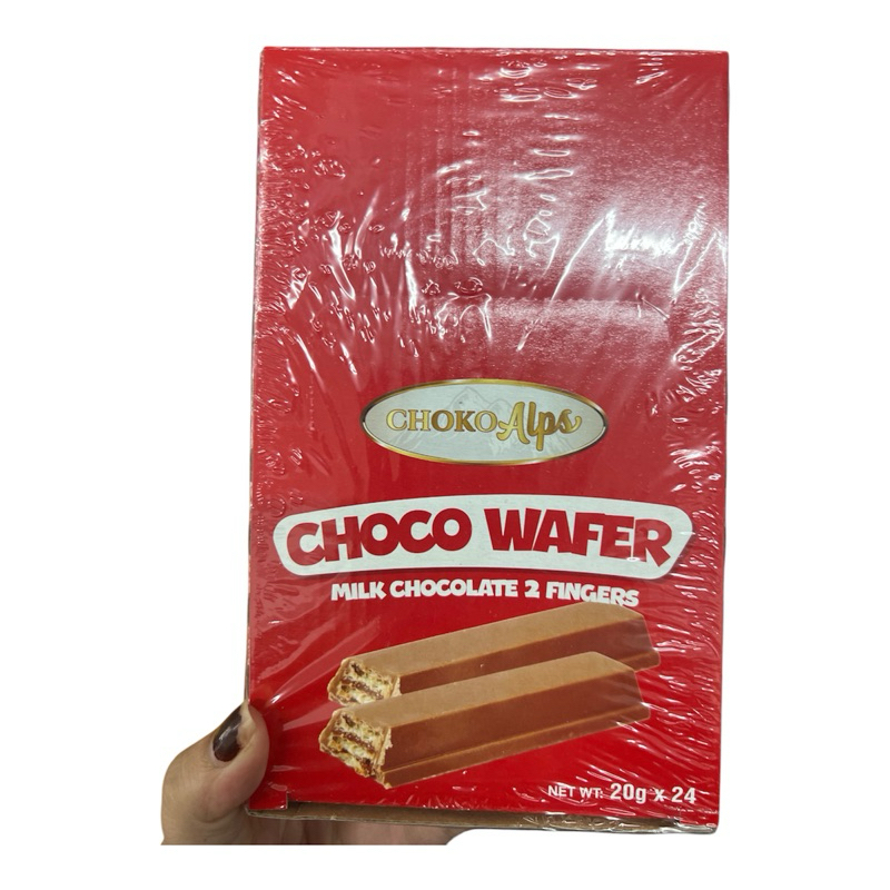 Choko Alps Choko Wafer Milk Chocolate 20g x 24 | Shopee Malaysia