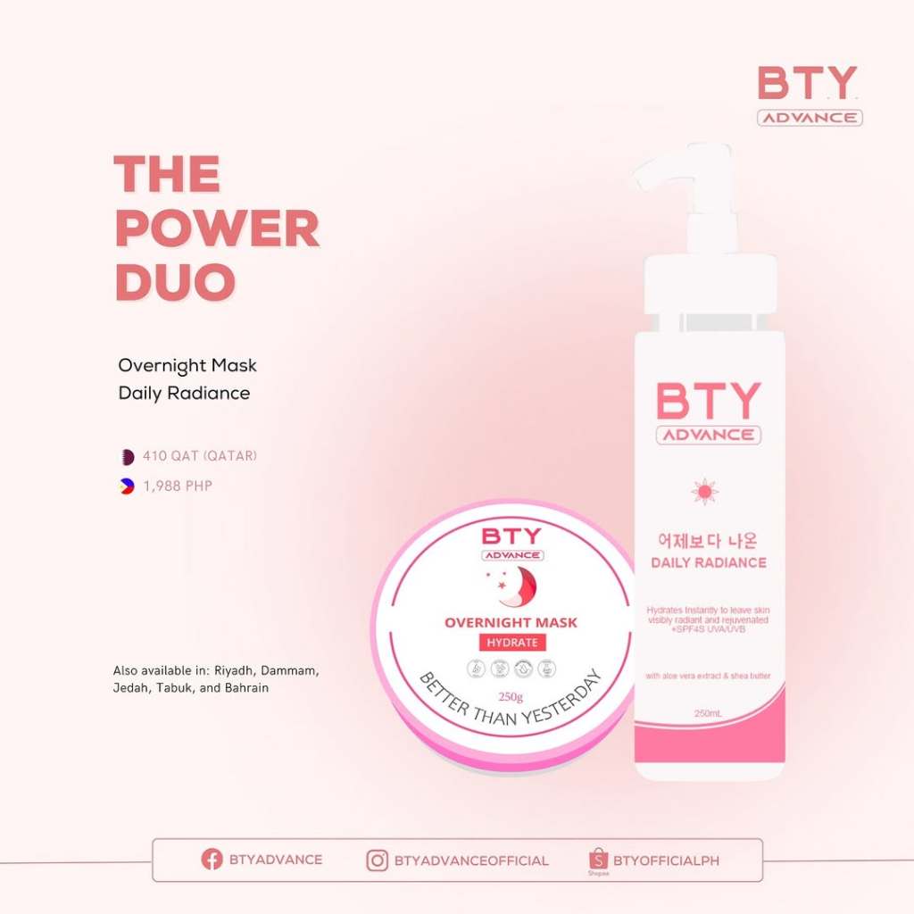 BTY Power Duo | Night Repair & Daytime Protection Set (DR + OM ...