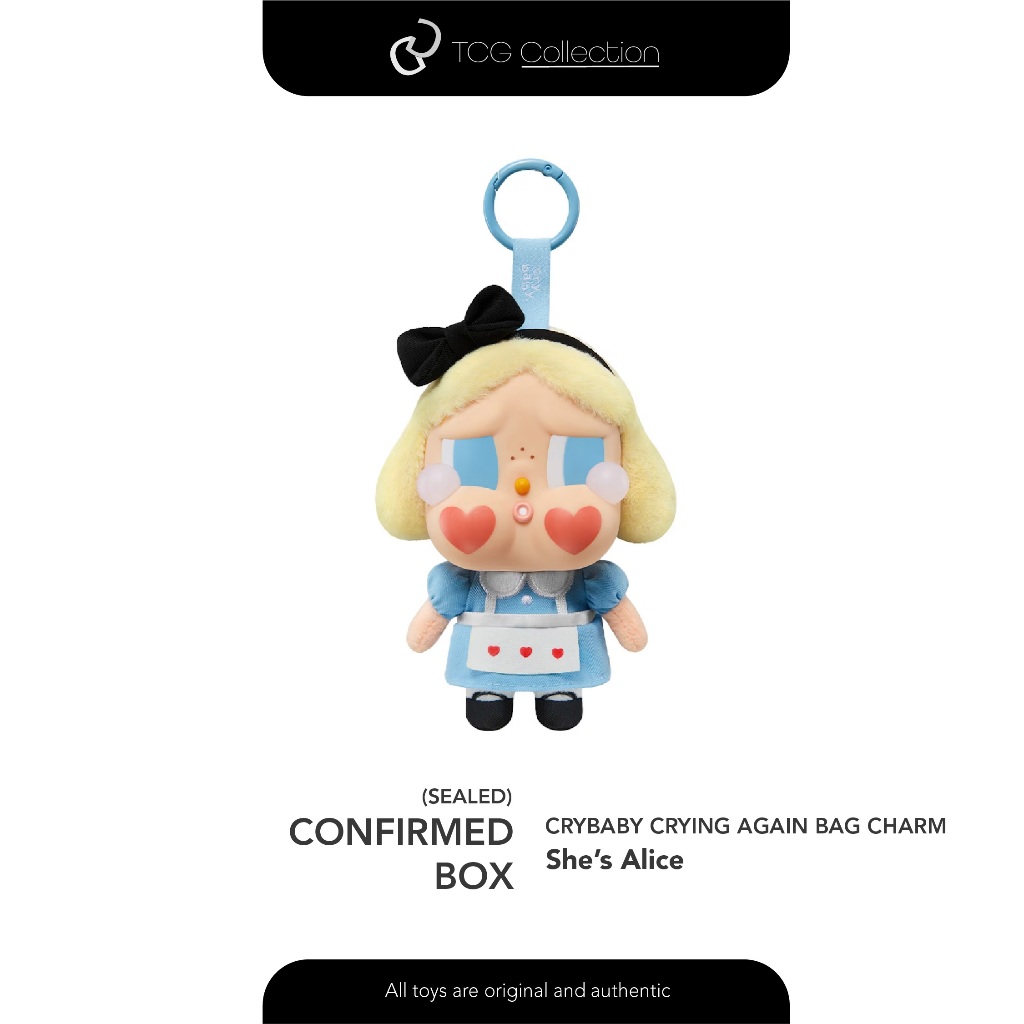 Popmart CRYBABY CRYING AGAIN BAG CHARM Confirmed Sealed and Blind Box ...