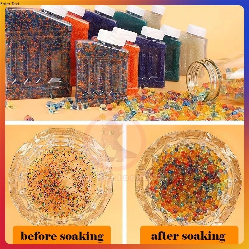 7-8mm 50K-100Kpcs water gel beads Multi color Toy balls Water absorbing ...