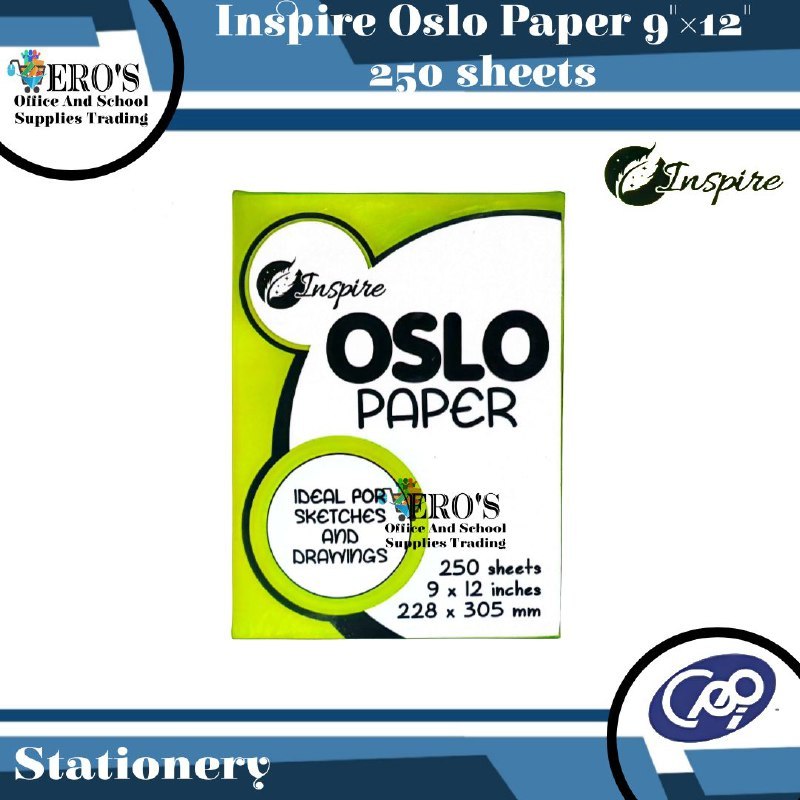Inspire Oslo Paper (250pcs /Pack) | Shopee Malaysia