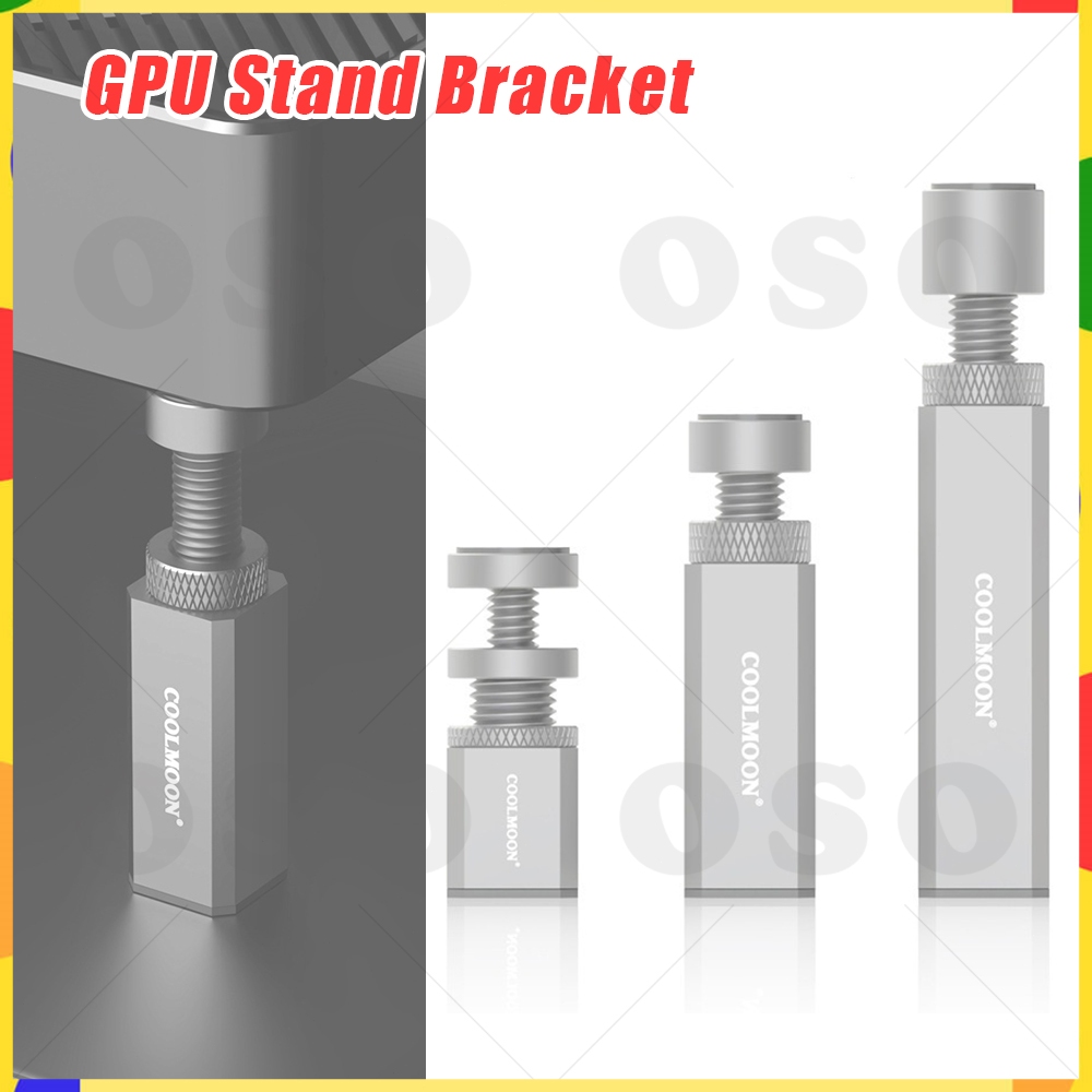 Aluminum 28 120mm Adjustable GPU Stand Bracket Support Graphics Card ...