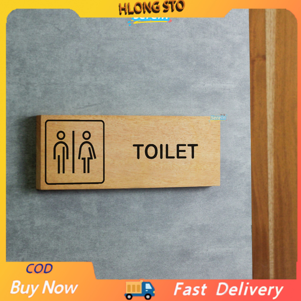 Toilet Sign System - Toilet Area Sign - Wall Sign System - Toilet ...