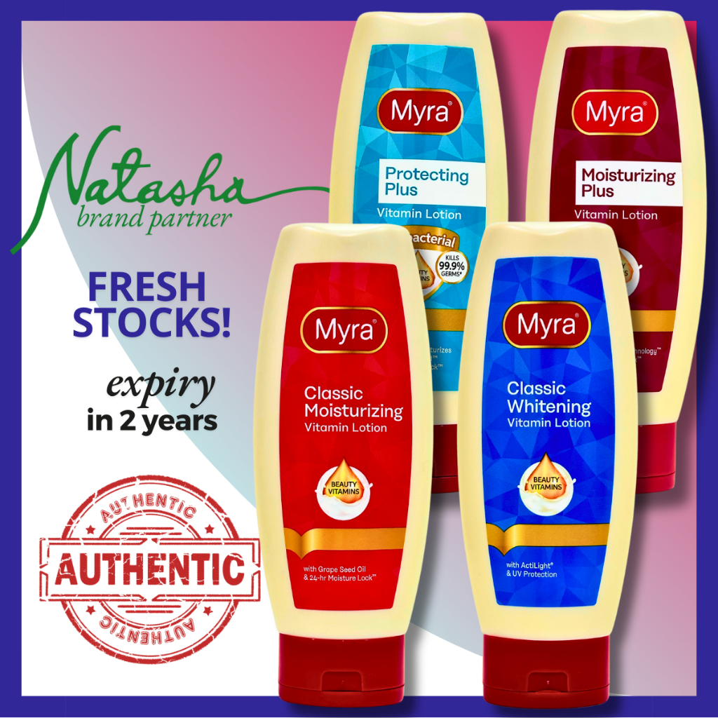 Myra Classic Moisturizing Whitening Protecting Plus Vitamin Lotion ...