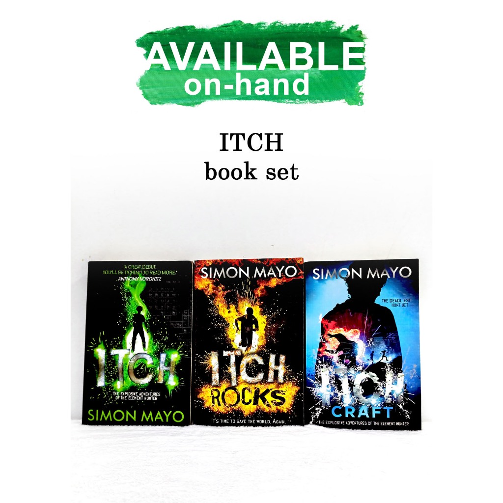 ITCH book set - Simon Mayo (Itch, Itch Rocks, Itch Craft) | Shopee Malaysia