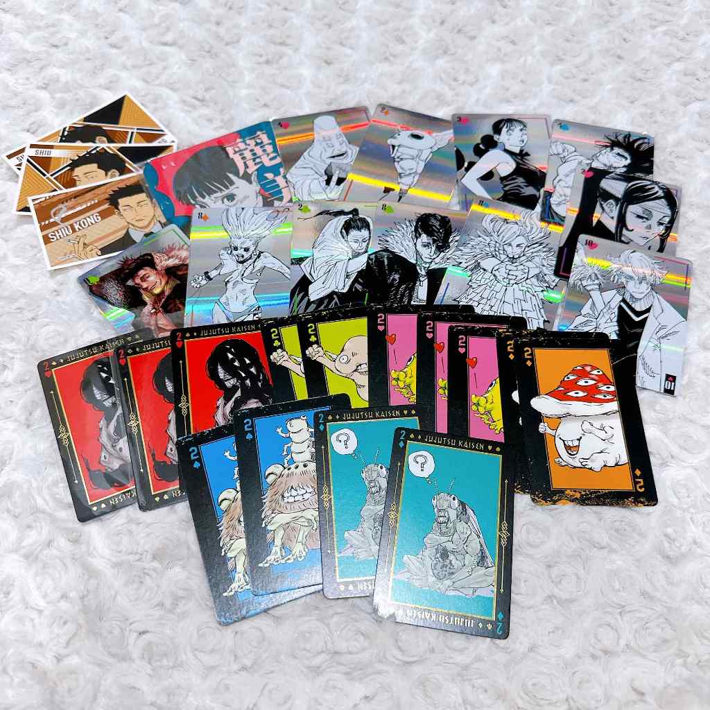 BULK / SET OFFICIAL Jujutsu Kaisen JJK Random Characters Cards Culling ...