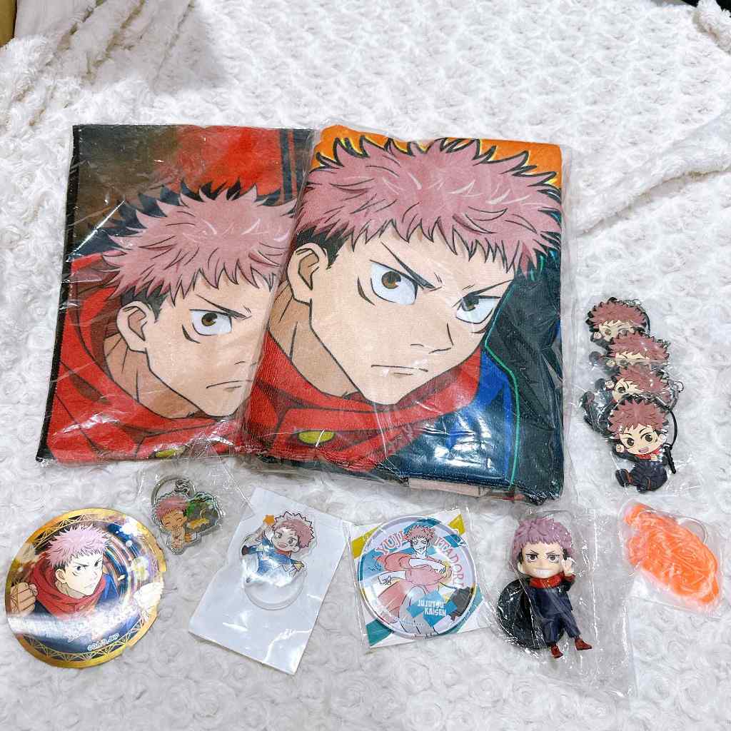 OFFICIAL Jujutsu Kaisen JJK Itadori Yuji Yuuji Merch Towel Magnet ...