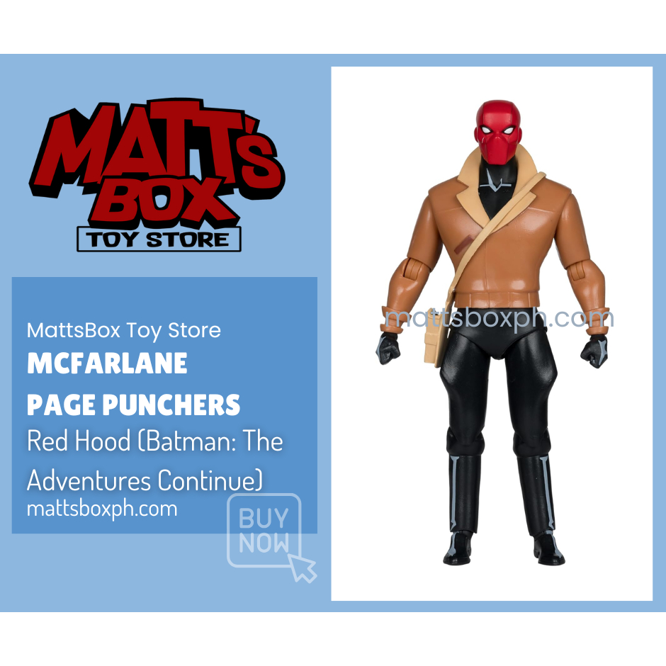 [0125] McFarlane 7IN FIGURE WITH COMIC - WV7 - RED HOOD (BATMAN: THE ...