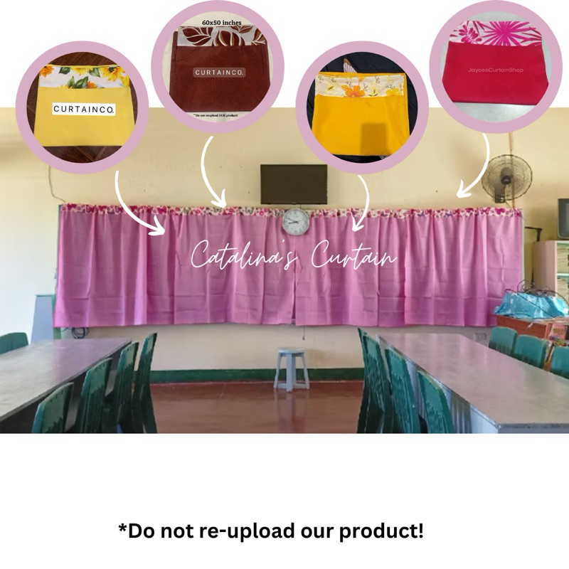 SCHOOL CURTAIN (CHALKBOARD/WINDOW CURTAIN) | Shopee Malaysia