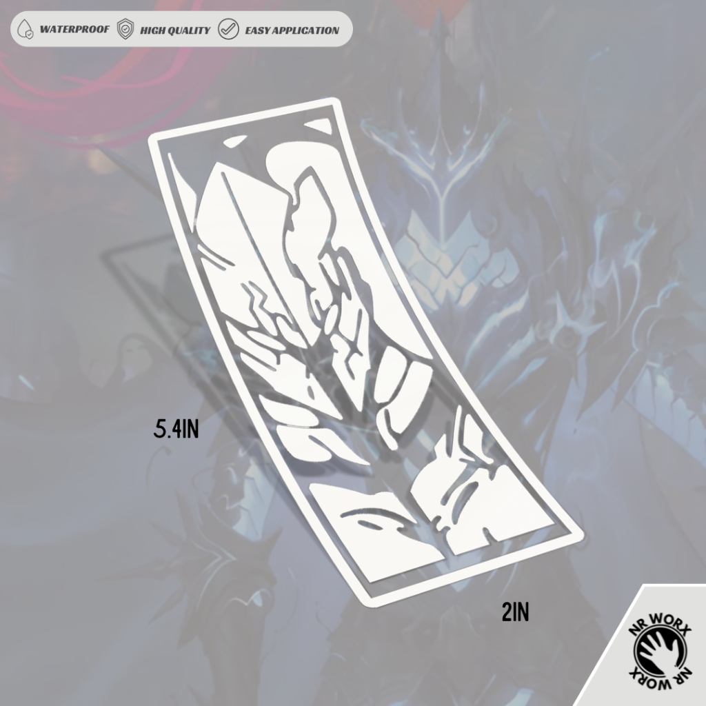 Igris Solo Leveling Anime Vinyl Decal NR Worx | Shopee Malaysia