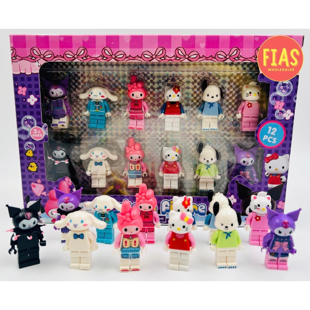 Kuromi Cartoon Figures Block AB682 | Shopee Malaysia