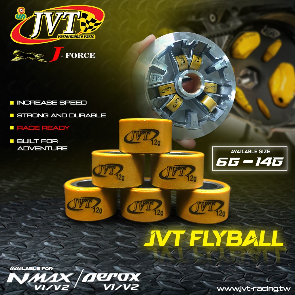 JVT FLYBALL (bola) for NMAX, MIO I 125, AEROX, CLICK, PCX, ADV, BEAT F ...