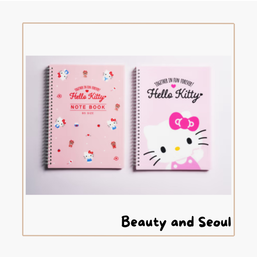 DAISO KOREA - Hello Kitty Wired Notebook B5 80 Sheets | Shopee Malaysia