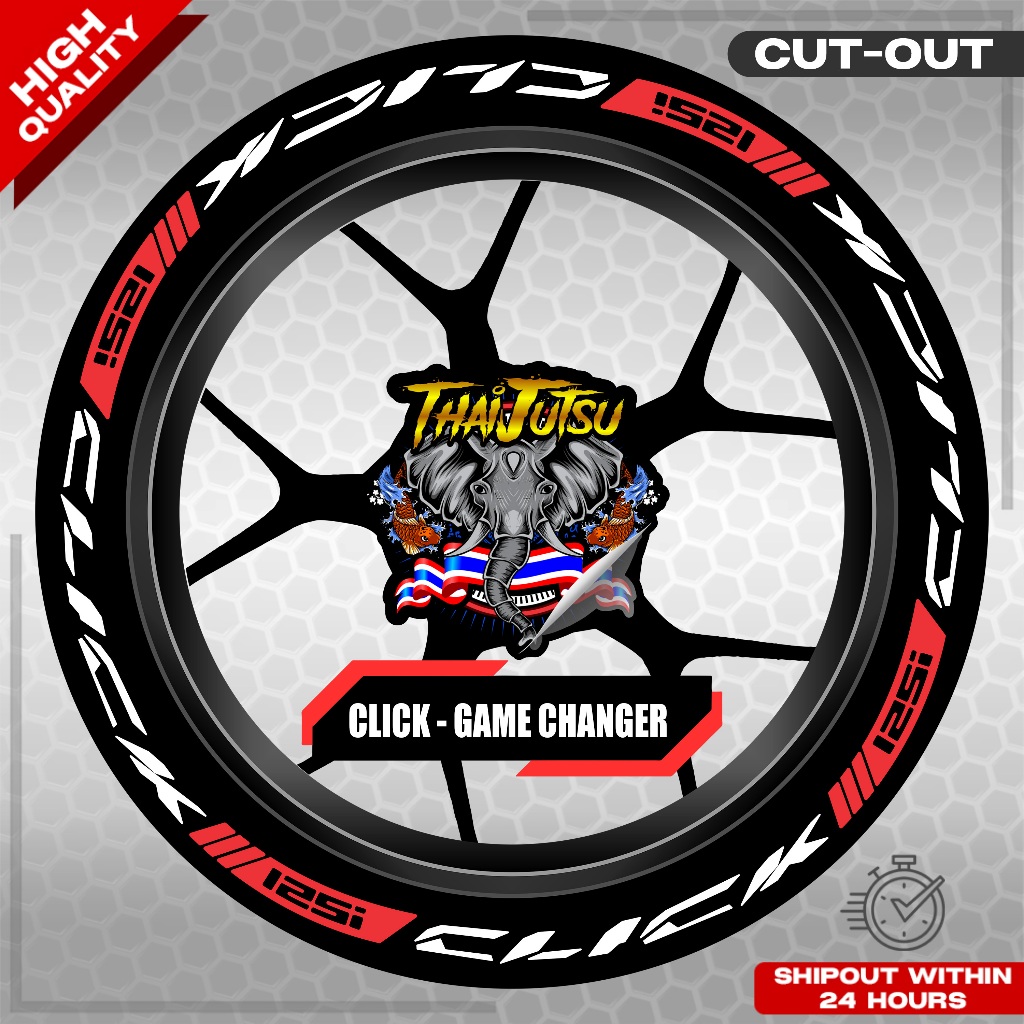 CLICK 125 MAG STICKER SET ( 2 MAGS ) - GAME CHANGER | VINYL WATERPROOF ...