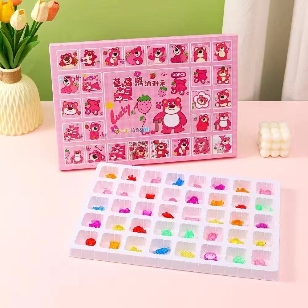 Cartoon 40 Blind Box Gem Hole Fun Primary School Children Cartoon ...