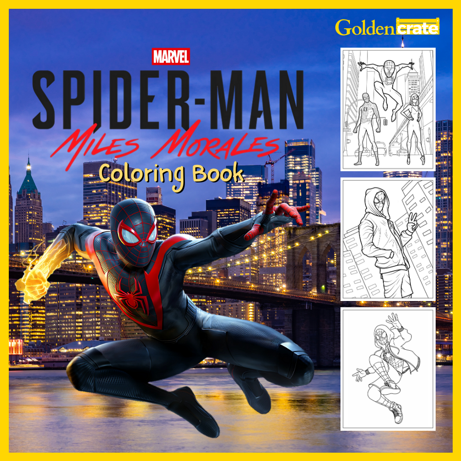 Miles Morales Coloring Book for Kids – 20 Pages of Fun, Creativity ...