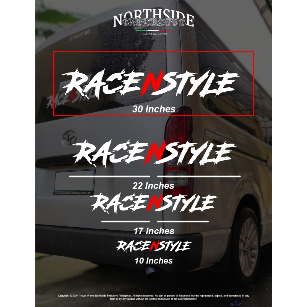 RaceNStyle Sticker Decals for Car Windshield ( Premium Quality ...