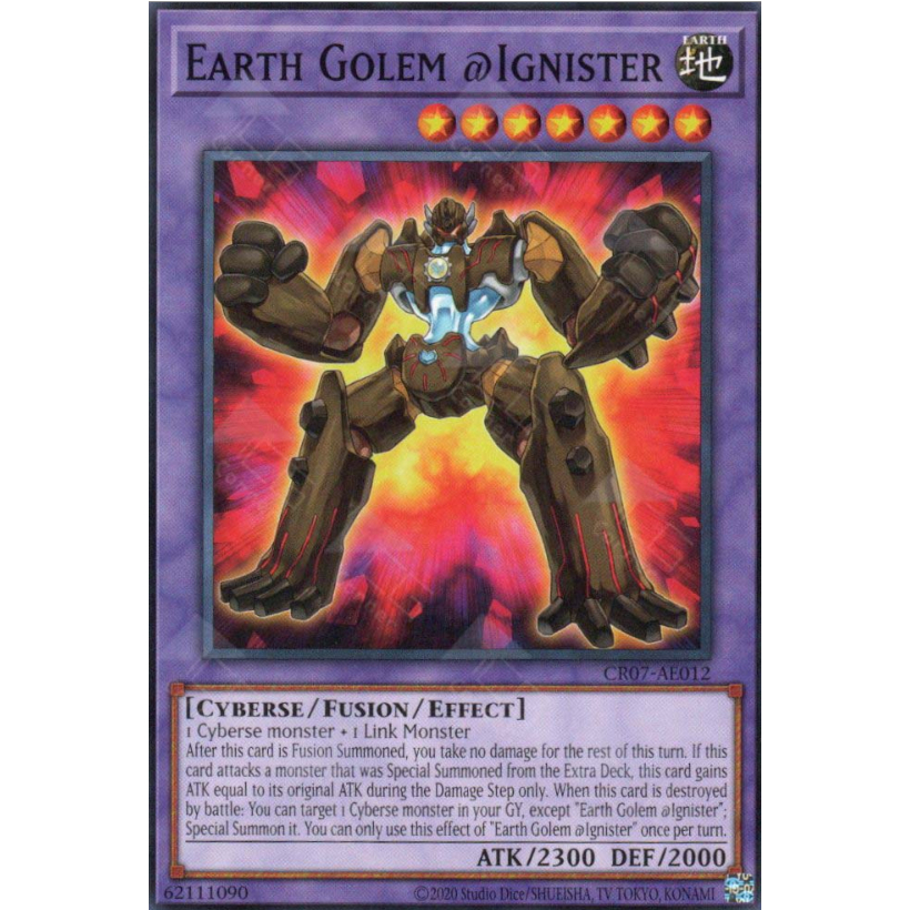 CR07-AE012 Earth Golem @Ignister YUGIOH CARD | Shopee Malaysia