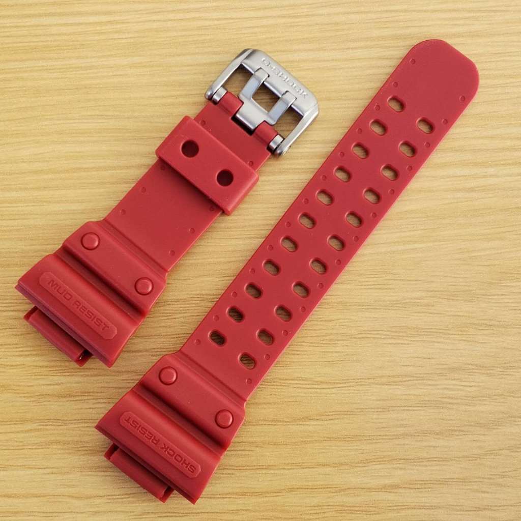 GX56 GSH0CK STRAP REPLACEMENT KING OF G KOG WATCHBAND MATTE RED/MAROON ...