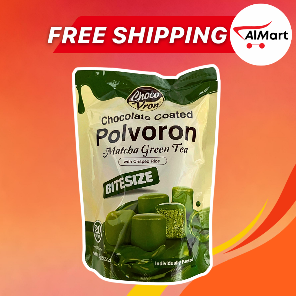 CHOCOVRON POLVORON MATCHA GREEN TEA (80 GRAMS) | Shopee Malaysia