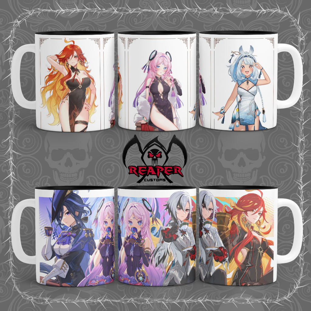 Genshin Impact Mug | Arlecchino, Clorinde, Citlali, Mavuika, Mualani ...
