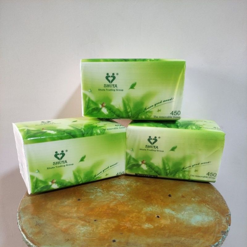Shuta Organic Facial Tissue 4 ply (450 sheets x 1 Pack) | Shopee Malaysia
