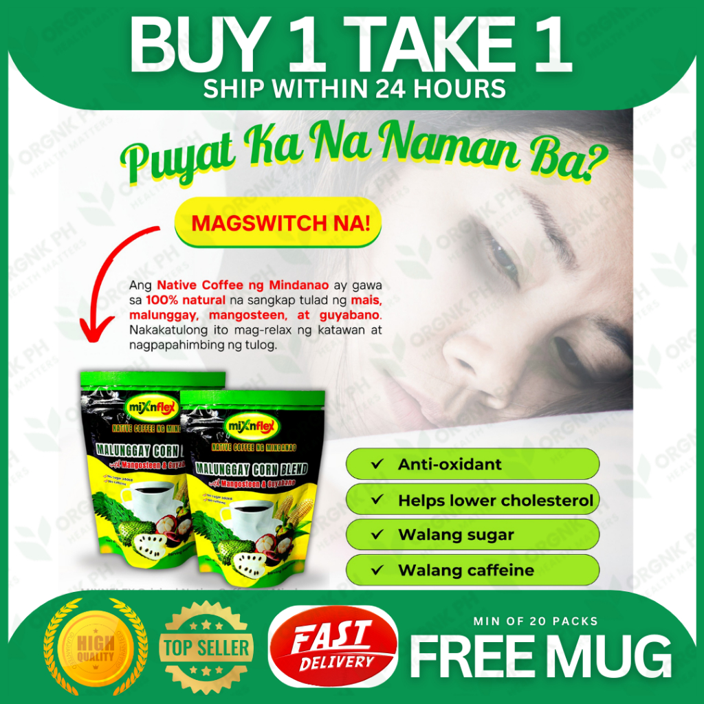 Malunggay Corn Coffee with Mangosteen and Guyabano Native Coffee ng ...