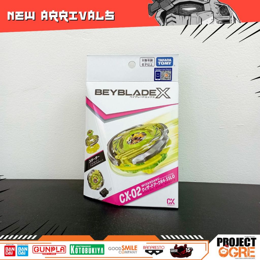 Beyblade X CX-02 Starter Wizard Arc R4-55LO | Shopee Malaysia
