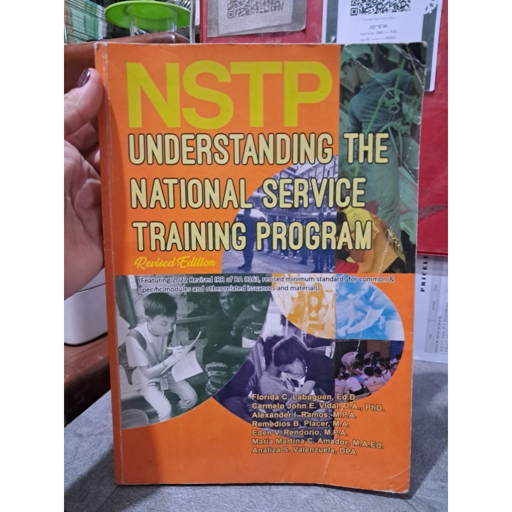 NSTP UNDERSTANDING THE NATIONAL SERVICE TRAINING PROGRAM Revised ...
