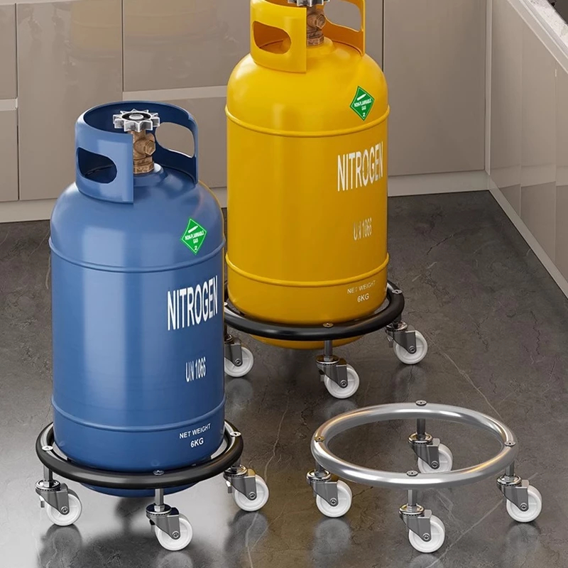 Gas cylinder placing rack Mobile bracket base fixing rack Gas tank ...