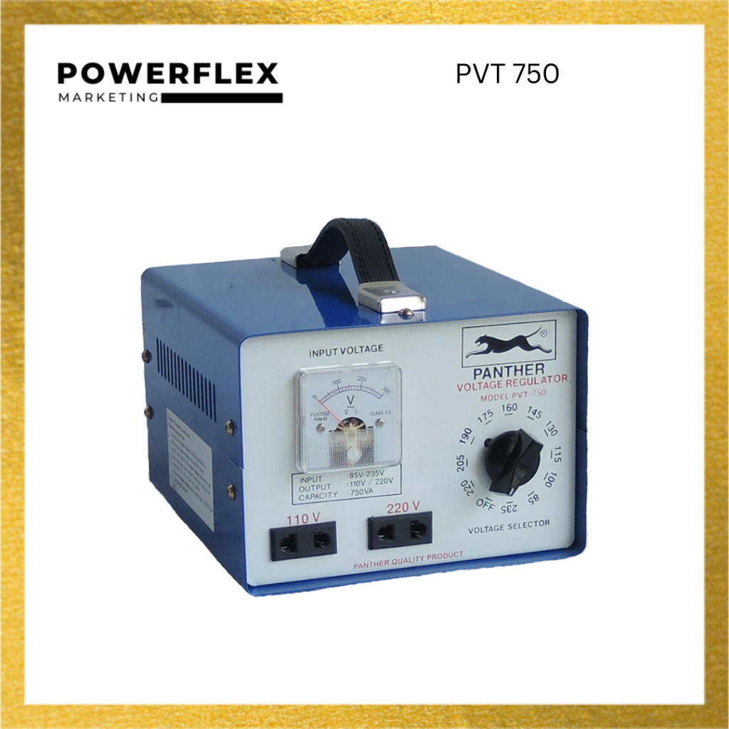 Panther PVT 750 Manual Voltage Regulator / Variable Transformer 750 ...