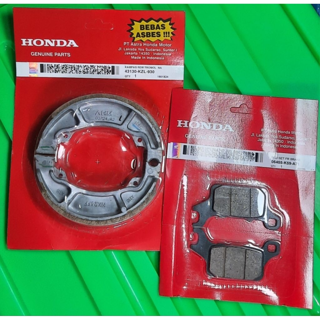 Honda Click V2 V3 125i 150i 160 CBS Brakepad Brake shoe High Quality ...