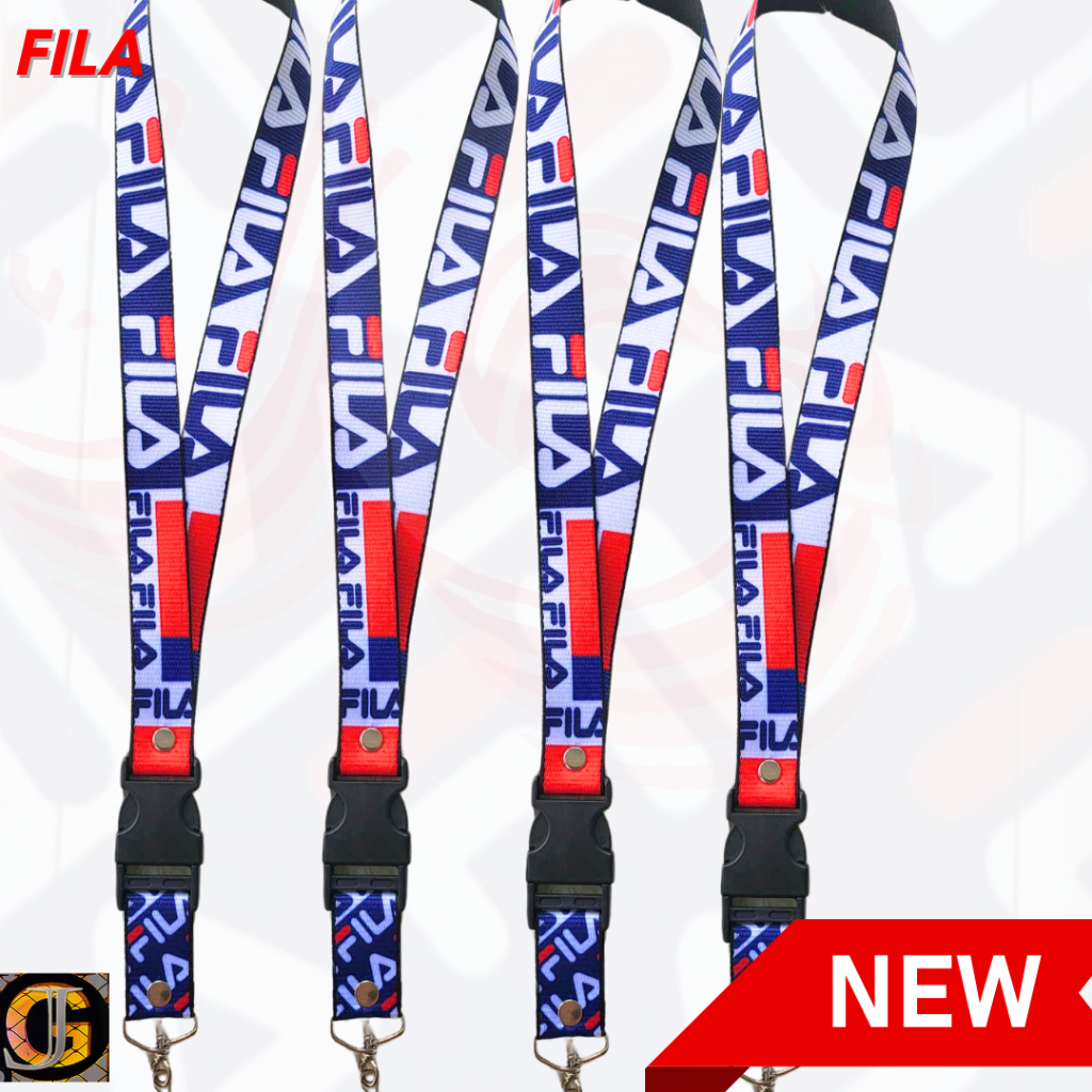 jg Lanyards for Fila Style Id Sling Holder Sublimation Prints Id lace ...