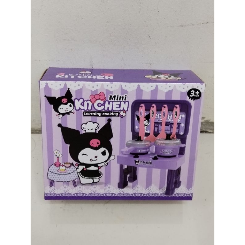 Kuromi Pretend Play Mini Kitchen Set For Girls , idea | Shopee Malaysia
