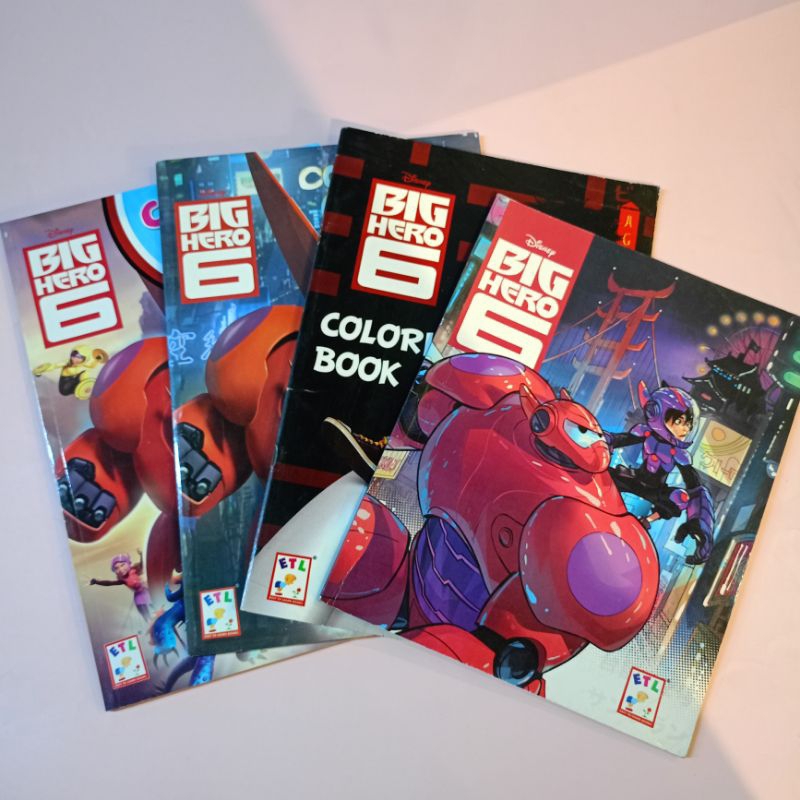 Big Hero 6 Coloring Copy The Color Book Coloring And Activity Book