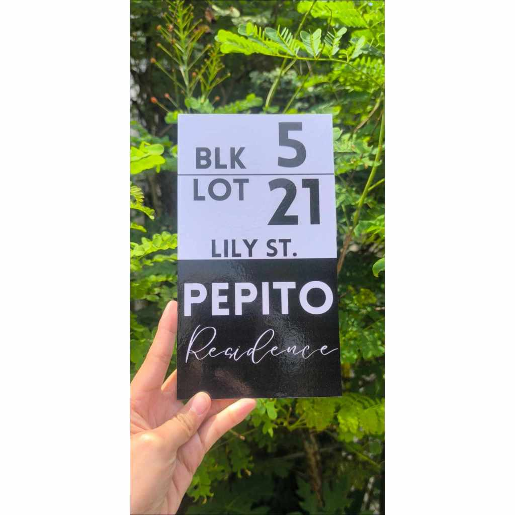 Sintra Board House Number Plate House Address Signage | Shopee Malaysia