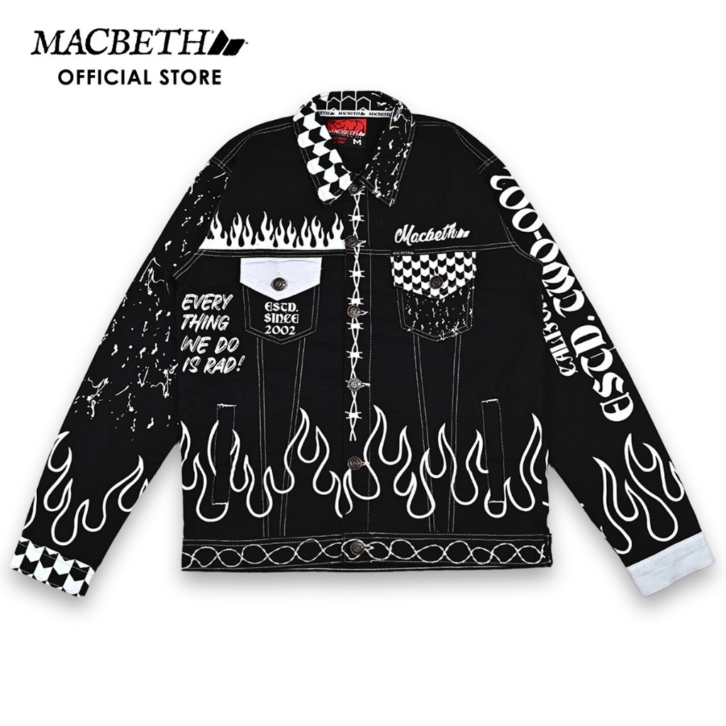 Macbeth Men's Markdown Denim Jacket " PUNKY " | Shopee Malaysia