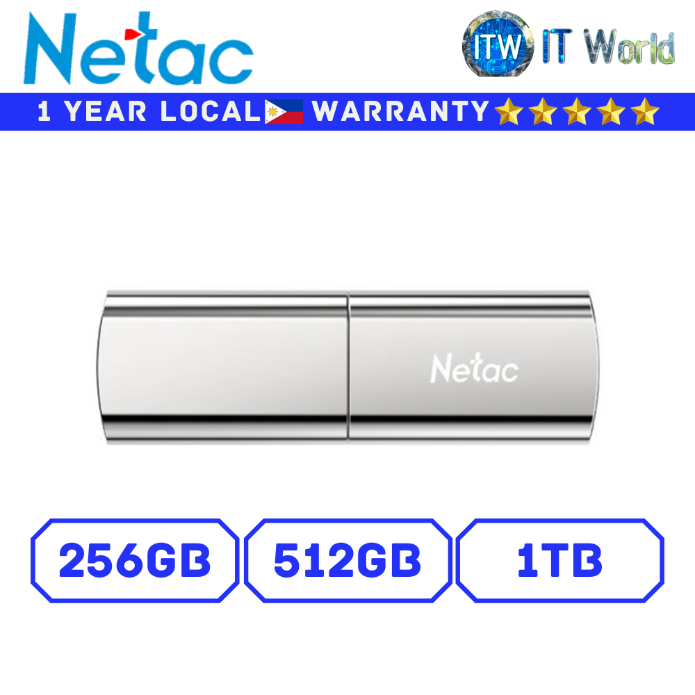 Itw | Netac USB Flash Drive US2 256GB/512GB/1TB USB 3.2 | Shopee Malaysia