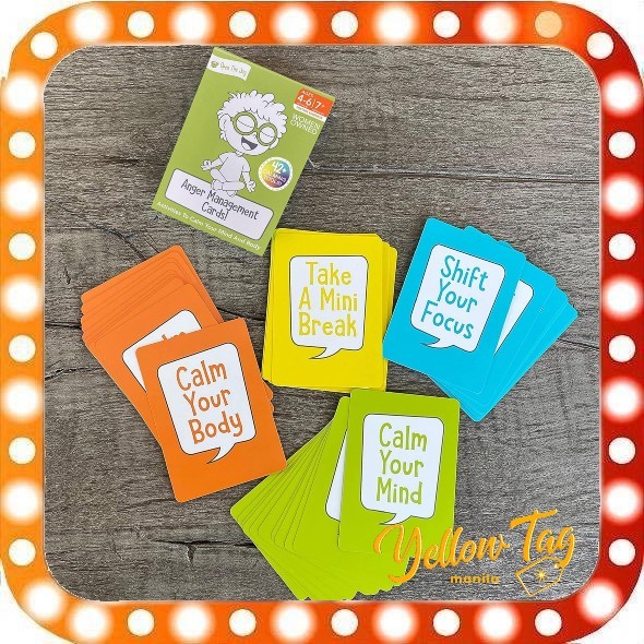 Anger Management Cards for Kids, Anger Control Card Game, 42+ Prompt ...