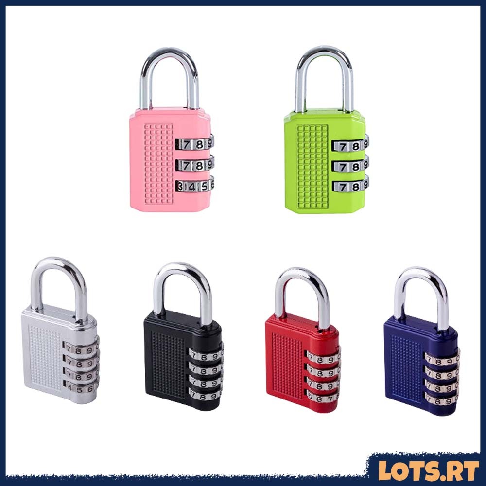 Zinc Alloy 3-4 Number Padlock Combination Padlock Password for Suitcase ...