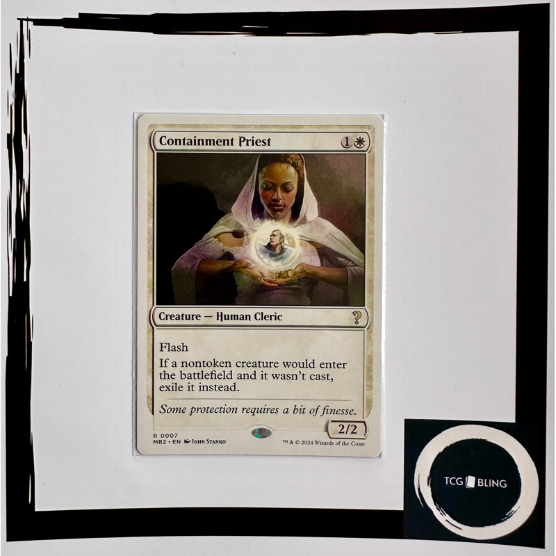 Containtment Priest MTG - Mystery Booster 2 (White Border) | Shopee ...