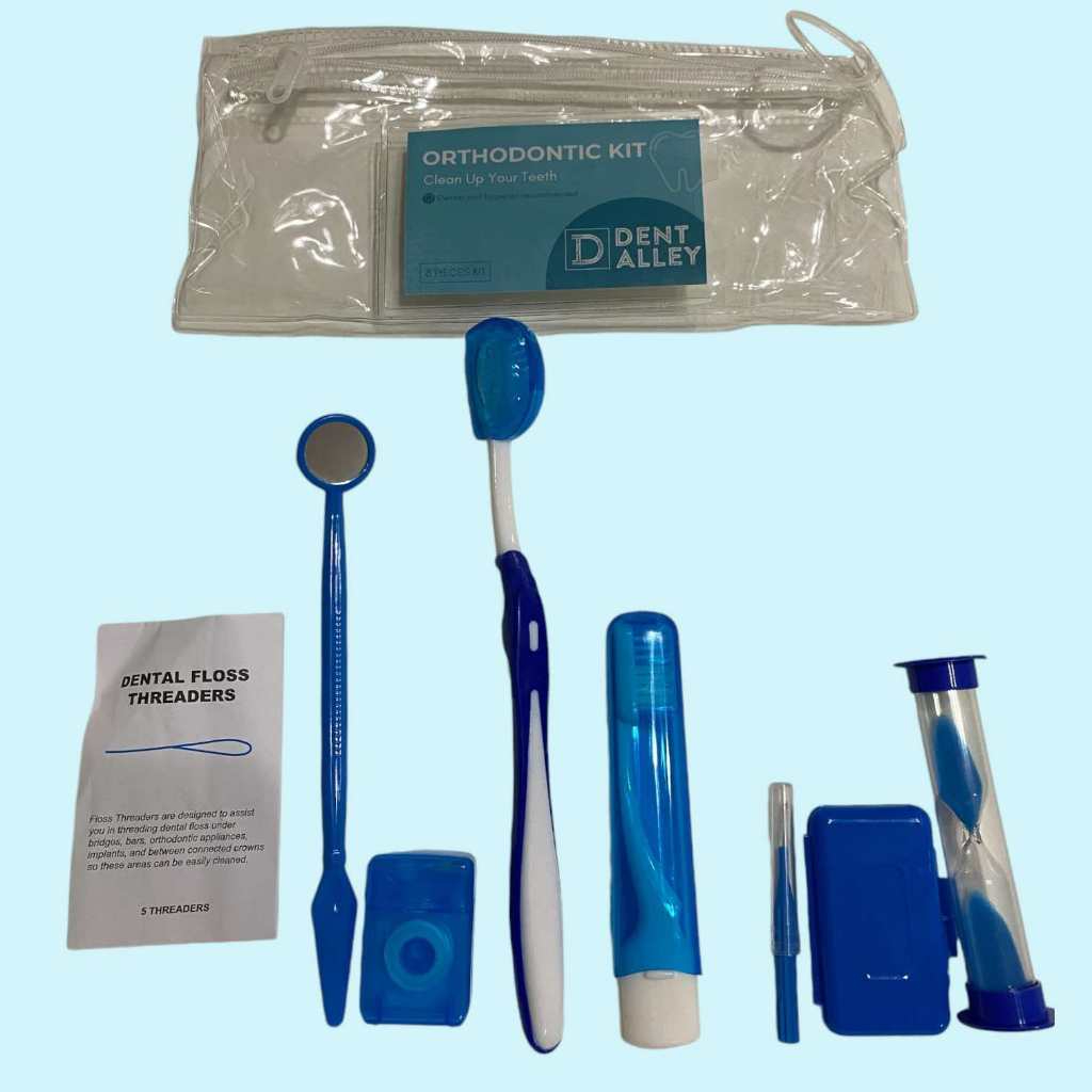 ORTHO KIT - TRAVEL KIT - Braces Cleaning Kit ORTHODONTIC CARE KIT ...
