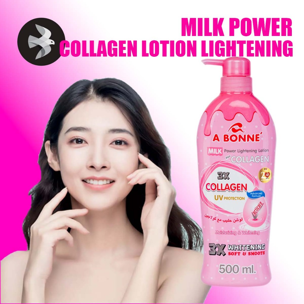 A Bonné Milk Lightening Collagen Lotion 500ml | Shopee Malaysia