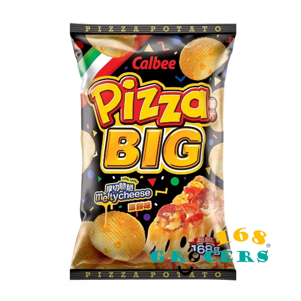 Calbee Pizza Flavour Potato Chips Big Pack 168g | Shopee Malaysia