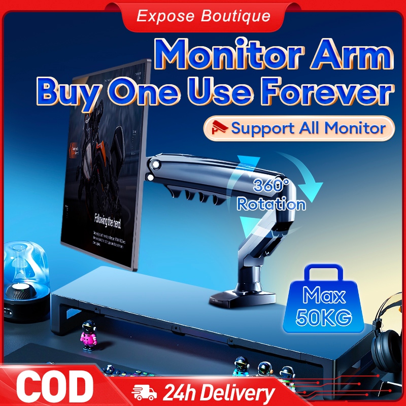 Single Monitor Arm Monitor Stand Desktop Mount Bracket Display Bracket ...