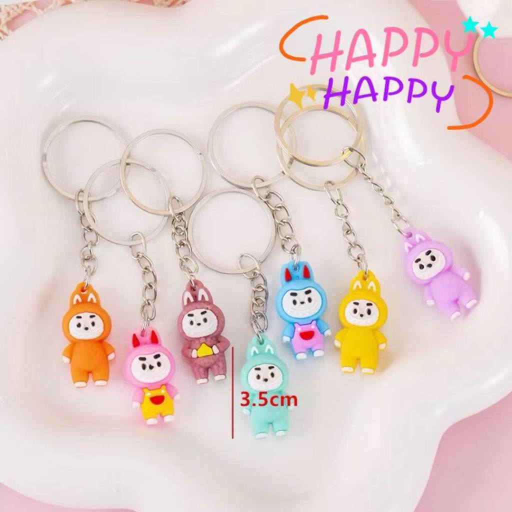 LABUBU Cute Little Sheep Key Ring Creative Doll Bag Pendant Small Gift ...