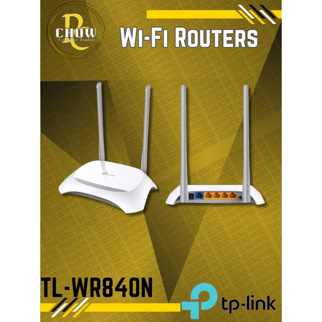 PC CHOW | TP-Link Tl-WR840N 300mbps Wireless N Router N300 Wi-Fi Router ...