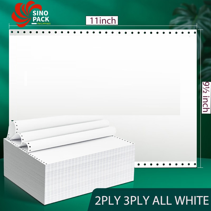 SINOPACK 2Ply 1000 set/3ply 500set Carbonless Continuous Form Paper 9 ...