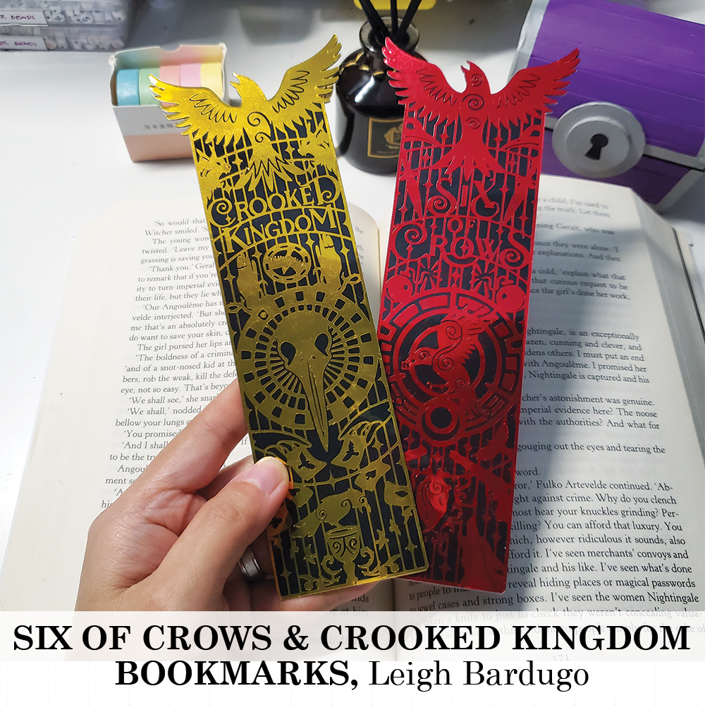TMS | Leigh Bardugo – Six of Crows, Crooked Kingdom Bookmarks ...