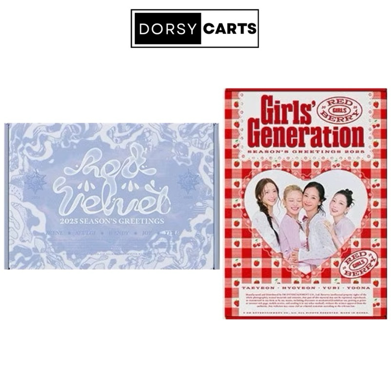 SM ARTISTS (RED VELVET, GIRLS GENERATION) 2025 SEASON’S GREETINGS ...